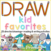 Directed Drawing Writing Reading Animals, Dinosaurs, Magical Unicorn
