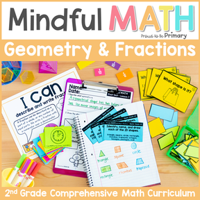 Grade 2 Math 2D 3D Shapes Geometry Fractions - 2nd Grade Math Lessons