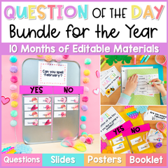 Question of the Day - Morning Meeting Conversation Starters & Student