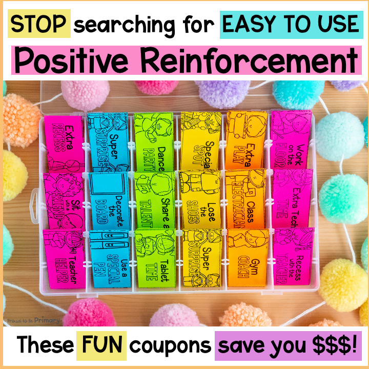 Classroom Reward Coupons – Proud to be Primary