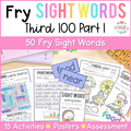 Fry's Sight Words Curriculum - Third 100 Words Part 1