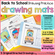 Back to School Fall Directed Drawing - School Bus, Kid Self Portrait,