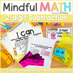 2-Digit Subtraction unit for Second Grade math