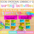 20 Sorting Activities for SEL Lessons