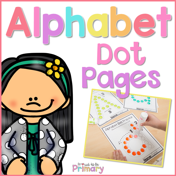 Alphabet Letter Dot Pages