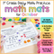 October Math Review Worksheets for First Grade