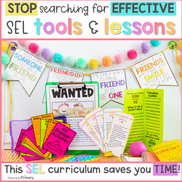 Friendship & Relationships - 3-5 SEL & Character Education Curriculum ...