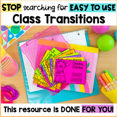Transitions Tools Attention Getters, Door Signs, & Line Up Chants