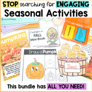 Seasons Non-Fiction ELA & Science {Fall, Winter, Spring, Summer} BUNDL