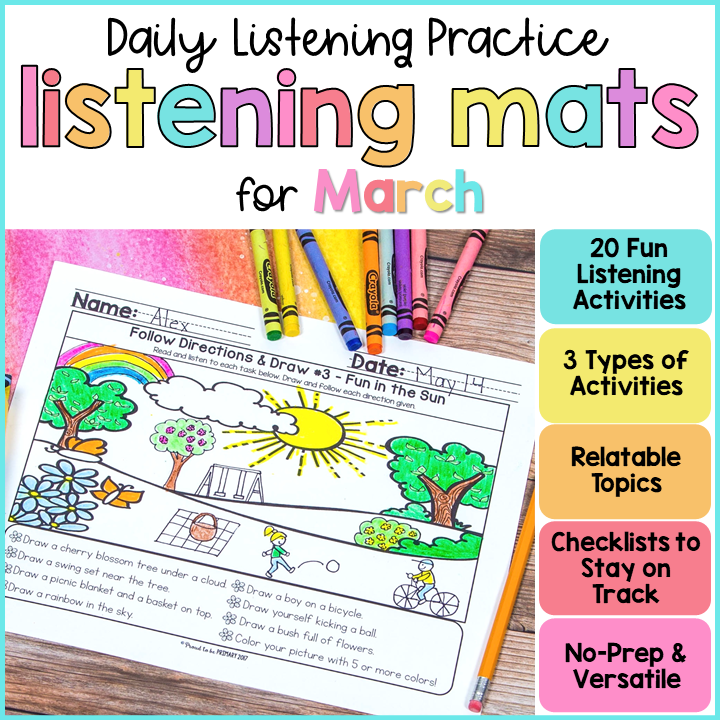 Listening Activities for March – Proud to be Primary