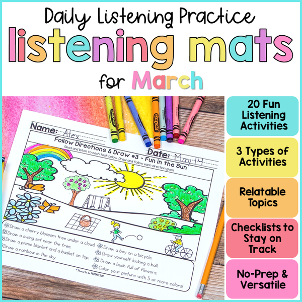 Listening Activities for March – Proud to be Primary