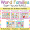 Word Family Short Vowel CVC and CVCC Activities for Kids
