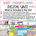 Self-Awareness DIGITAL Lessons and Activities for Grades 3-5