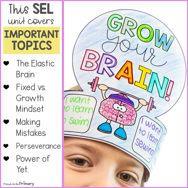 Growth Mindset Activities, Lessons & Posters for K-2 - Social Emotiona