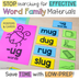 Word Family Short Vowel CVC and CVCC Activities for Kids