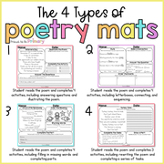 Poem of the Week Poetry Activity Mats for November