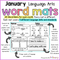 January Word Work and Daily Language Arts Review