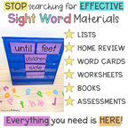 3rd Grade Fry Sight Word List Coloring Sheets, Centers, Homework