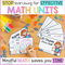 Geometry 2D Shapes and 3D Solids & Fractions - First Grade Mindful Mat