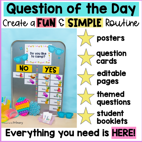 June End of Year Daily Questions of the Day Morning Meeting Bulletin B
