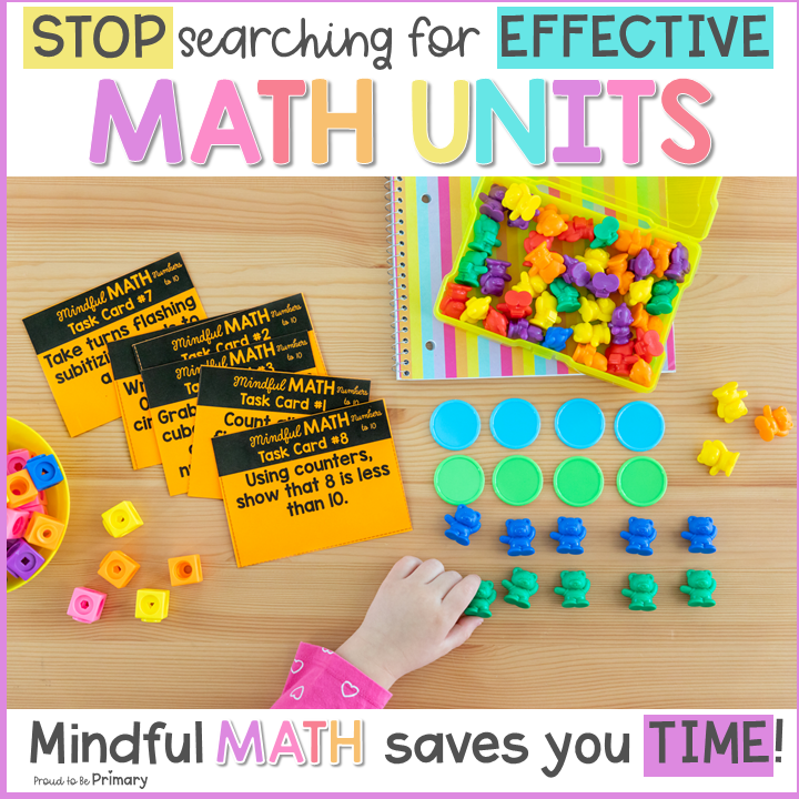 Numbers to 10 - Kindergarten Mindful Math – Proud to be Primary