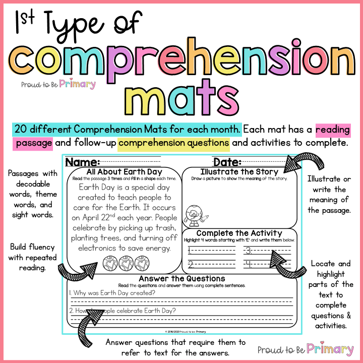 April Reading Comprehension Passages – Proud to be Primary