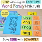 Word Family Short 'O' Vowel CVC and CVCC Activities for Kids