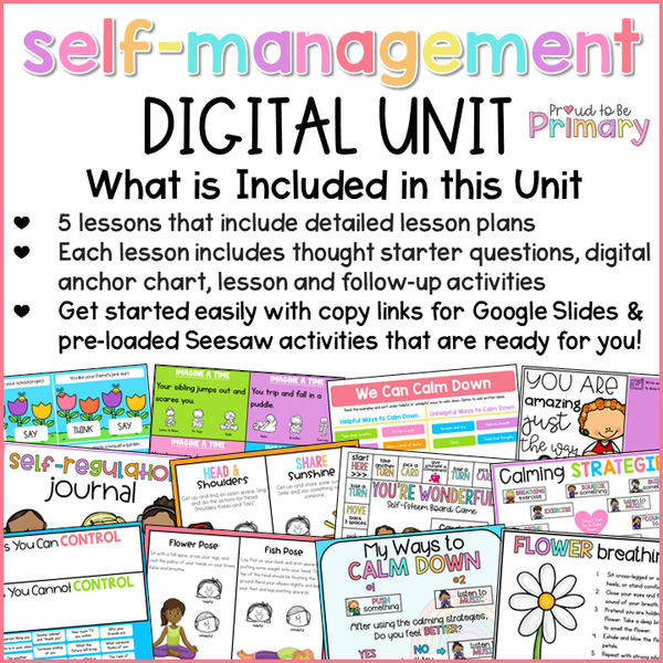 Digital Self-Regulation K-2 Lessons & Social Emotional Learning ...
