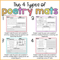 Poem of the Week Poetry Activity Mats for October