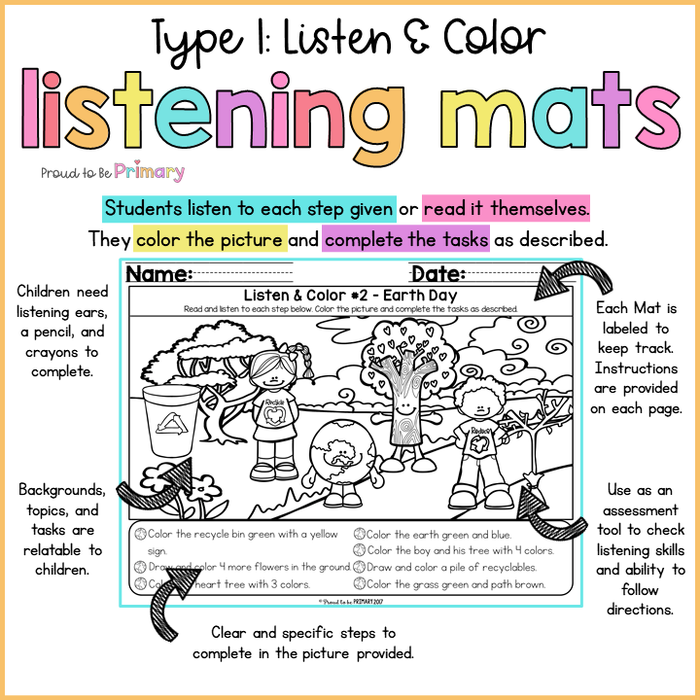 Listening Activities for April