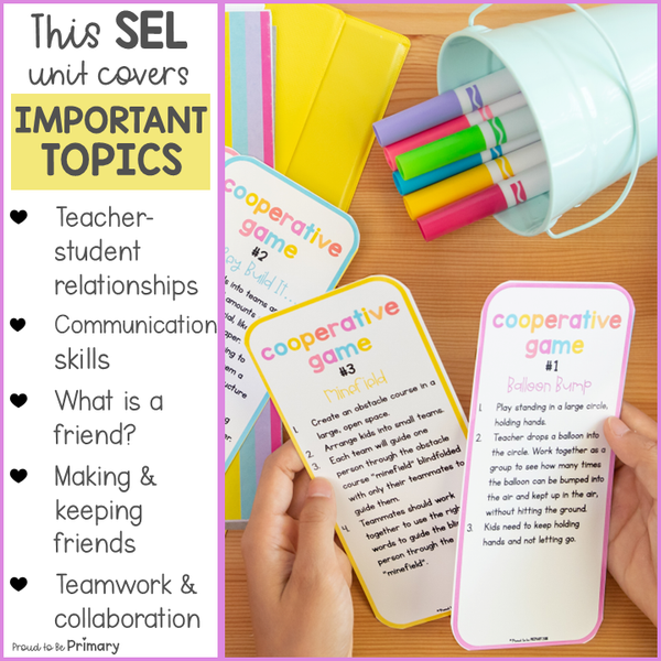 Friendship & Relationships - 3-5 SEL & Character Education Curriculum ...