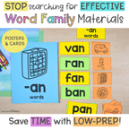 Word Family Short 'A' Vowel CVC and CVCC Activities for Kids