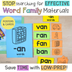 Word Family Short 'A' Vowel CVC and CVCC Activities for Kids