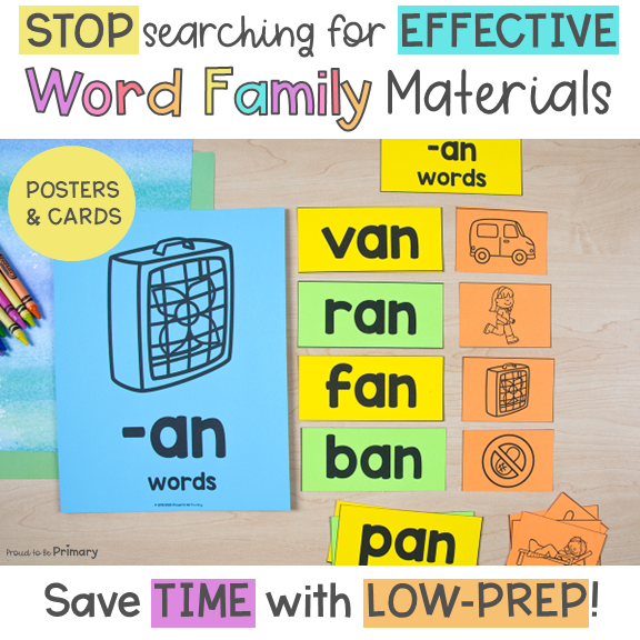 Word Family Short 'A' Vowel CVC and CVCC Activities for Kids – Proud to ...
