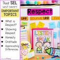 Respect & Gratitude Week of Respect Activities - SEL Character Educati