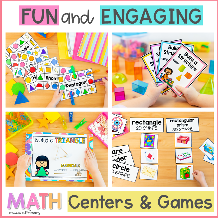 Geometry - 2D Shapes & 3D Solids Kindergarten Mindful Math – Proud to ...