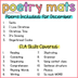 Christmas Holiday Poem Reading Activity December Morning Work Workshee