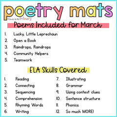 March Spring St Patricks Day Poems Poetry Reading Comprehension Mornin