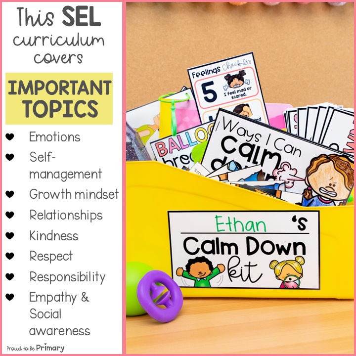 Social Emotional Learning, Social Skills, & Character Education Curric ...