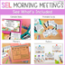 December Christmas Winter SEL Morning Meeting Google Slides Activities