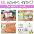 April Spring SEL Morning Meeting Slides Activities and Questions