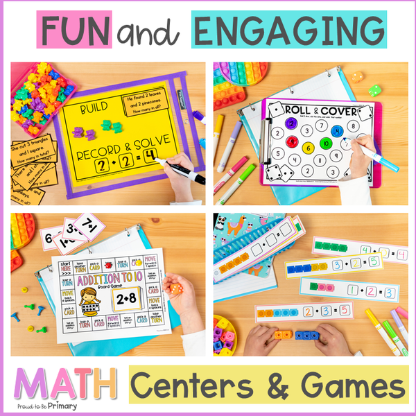 Addition to Ten Math Unit for Kindergarten – Proud to be Primary