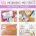 March Spring SEL Morning Meeting Google Slides Activities Greetings Qu