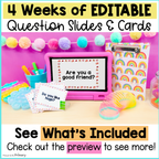 February Valentines Day Conversation Starters Morning Meeting Ideas