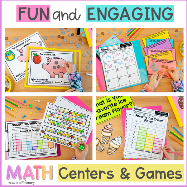 Graphing, Money & Financial Literacy - First Grade Mindful Math – Proud ...