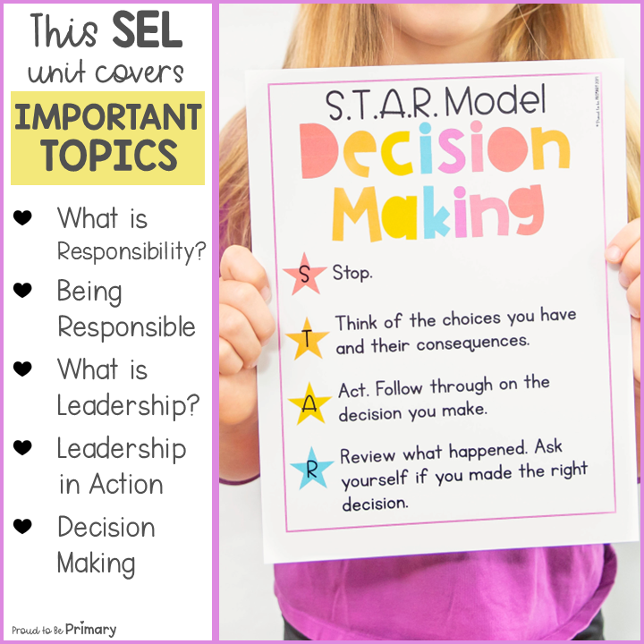 Responsibility, Leadership, & Decision Making - 3-5 Social Emotional L ...