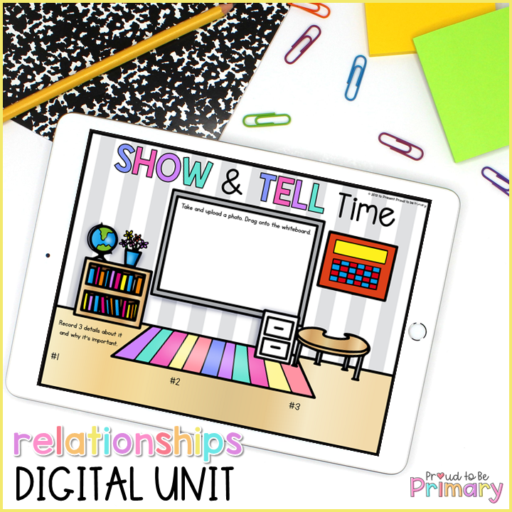 Relationships DIGITAL K-2 Social Emotional Learning – Proud to be Primary