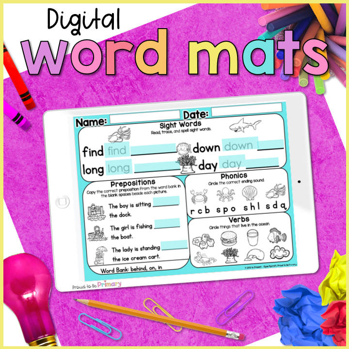 Summer Word Work and Daily Language Arts Review – Proud to be Primary