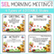 May Spring SEL Morning Meeting Slides Activities, Questions, Greetings
