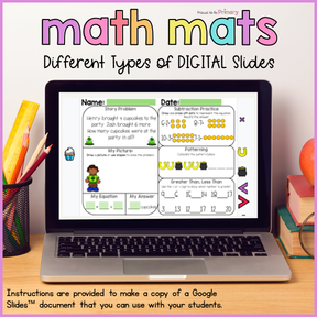 March Math Review Worksheets for First Grade